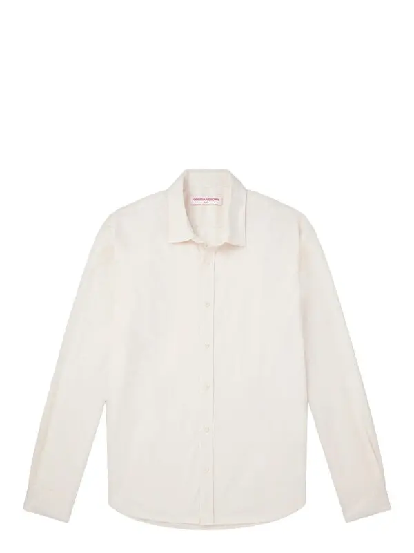 Orlebar Brown Giles Cotton Shirt - Neutrals