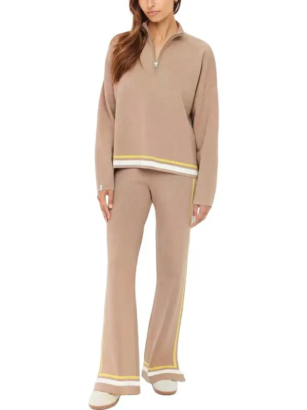 The Upside Veneto Carter Half-zip Sweater - Neutrals