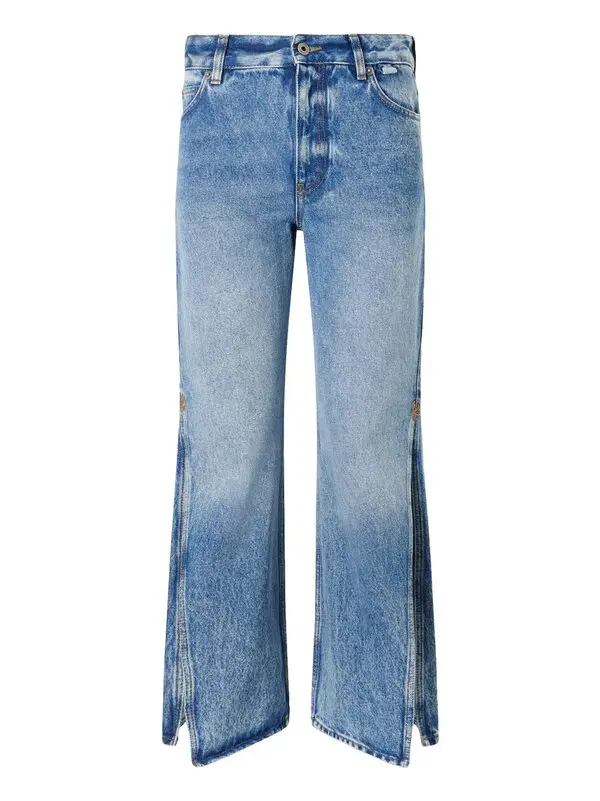 Loewe High-rise Flared Jeans - Blue