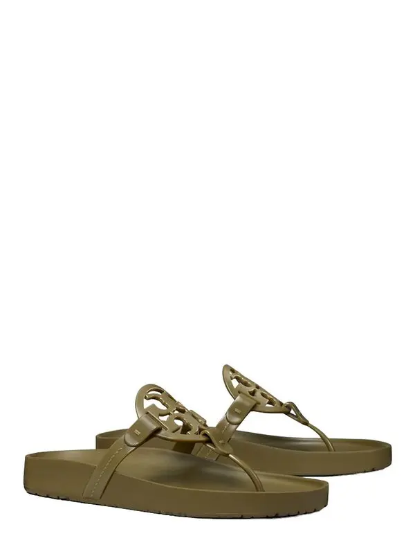 Tory Burch Miller Cloud Light Thong Sandals - Grass Green