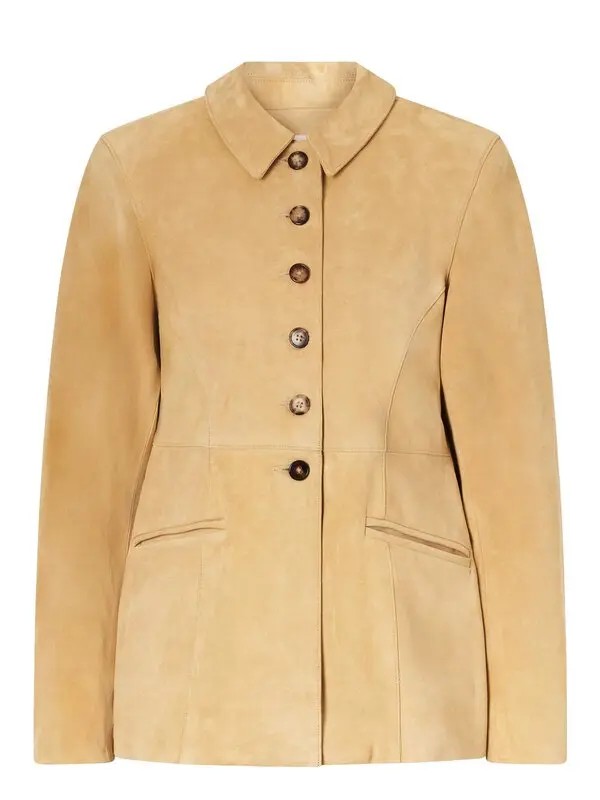RÙADH The Barclay Suede Jacket - Brown