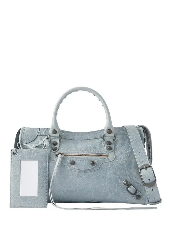 Balenciaga Le City Small Embellished Tote - Blue