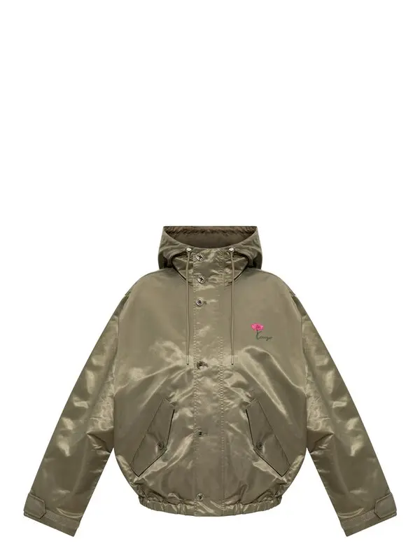 Kenzo Printed Polyamide Jacket - Green