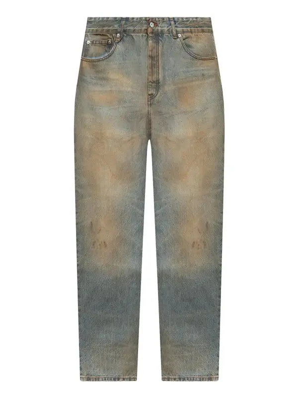 Jacquemus Vintage" Effect Denim Trousers - Blue