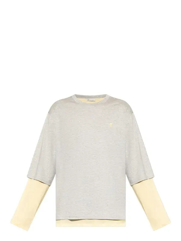 Ami Long-sleeve T-shirt - Grey