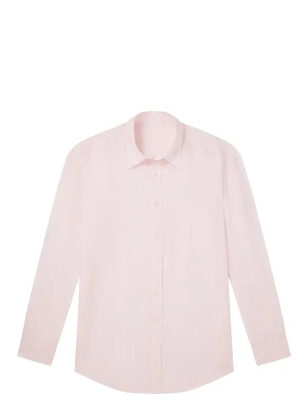 Anderson & Sheppard Linen Shirt - Pink