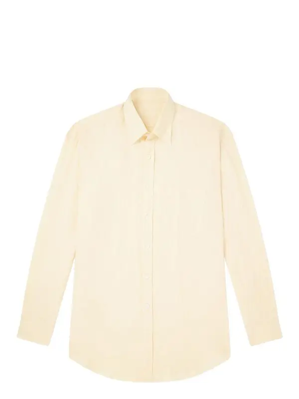 Anderson & Sheppard Linen Shirt - Yellow