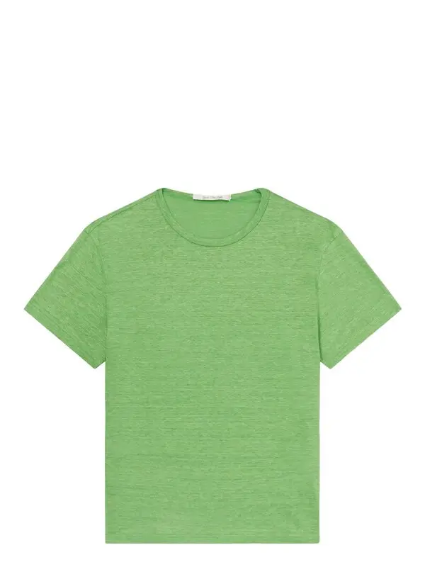 GOD'S TRUE CASHMERE Signature Linen T-shirt - Green