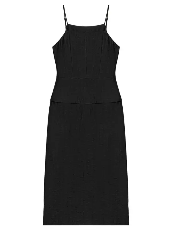 NOCTURNE Spaghetti Strap Maxi Dress - Black