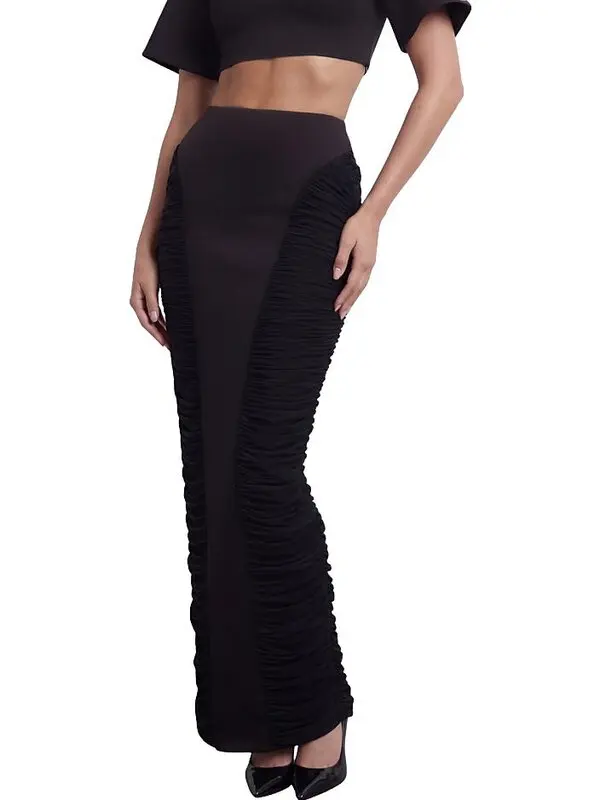 HEIRESS BEVERLY HILLS The Sculpt Maxi Skirt By - Black