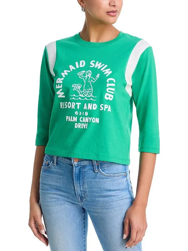 MOTHER The Better Half Insert Tee - Mermaid Swim Club