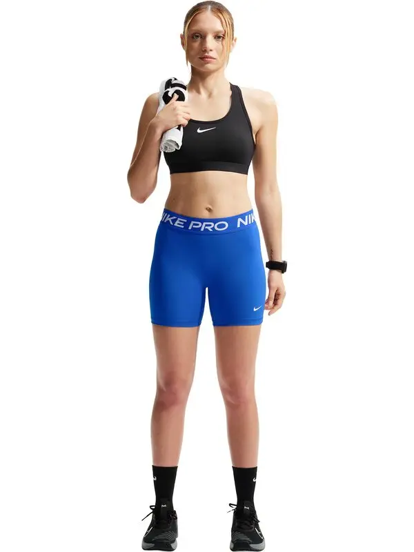 Nike Pro 365 Mid-rise 5" Shorts - Blue