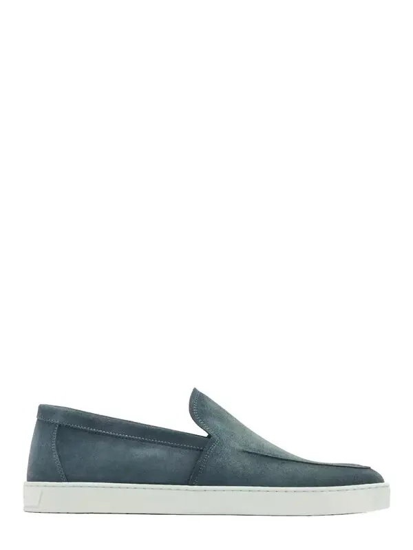 Magnanni Suede Slip-on Loafers - Blue
