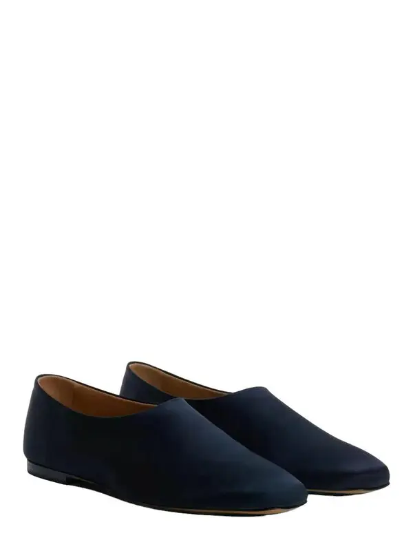 JIL SANDER Round-toe Ballet Flats - Blue