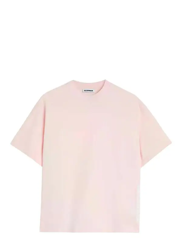 JIL SANDER Boxy-fit Cotton T-shirt - Pink