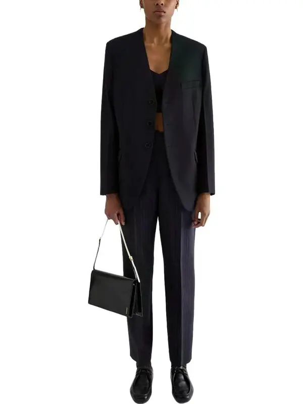 JIL SANDER Single-breasted Blazer - Blue