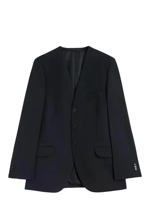 JIL SANDER Single-breasted Blazer - Blue