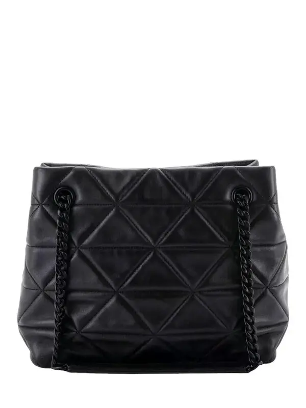 Prada Spectrum Quilted Nappa Leather Medium Tote Bag - Black