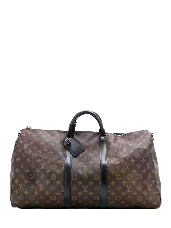 LOUIS VUITTON Keepall Bandouliere 55 Travel Bag - Brown