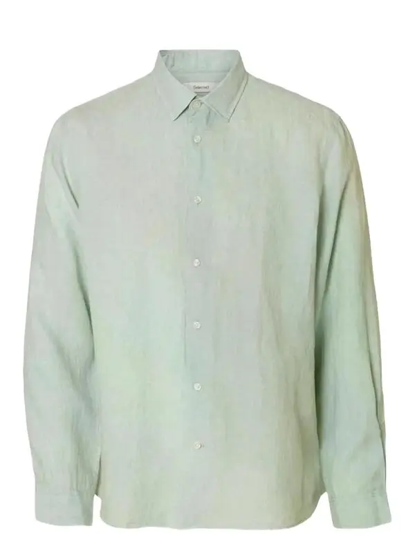 SELECTED Linen Shirt - Green
