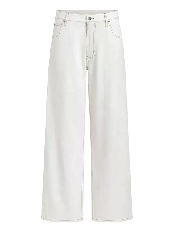 STORY MFG. Poetry Patchwork Jeans - Neutrals