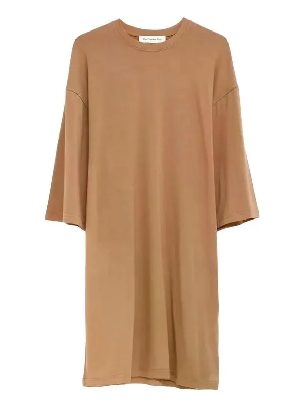 THE FRANKIE SHOP Oversized T-shirt Dress - Brown