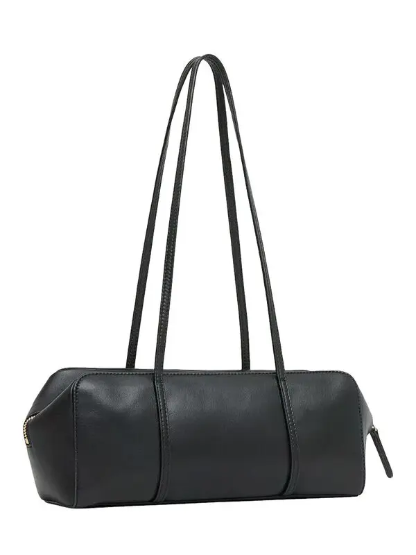 MANSUR GAVRIEL Filo Leather Shoulder Bag - Black
