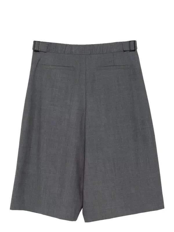 JUUN.J Belted Knee-length Shorts - Grey