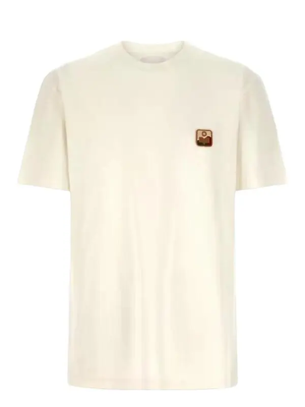 MARANT Logo-patch T-shirt - Neutrals