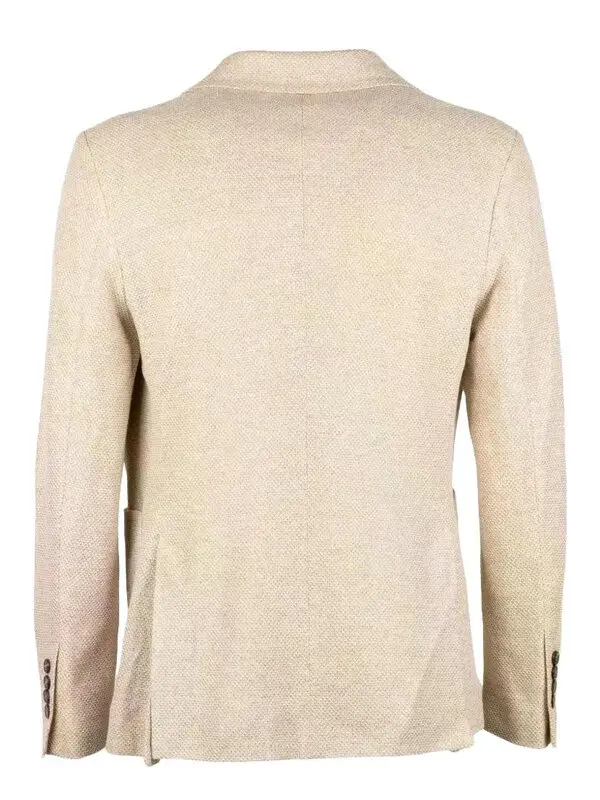 CIRCOLO 1901 Double-breasted Textured Blazer - Neutrals