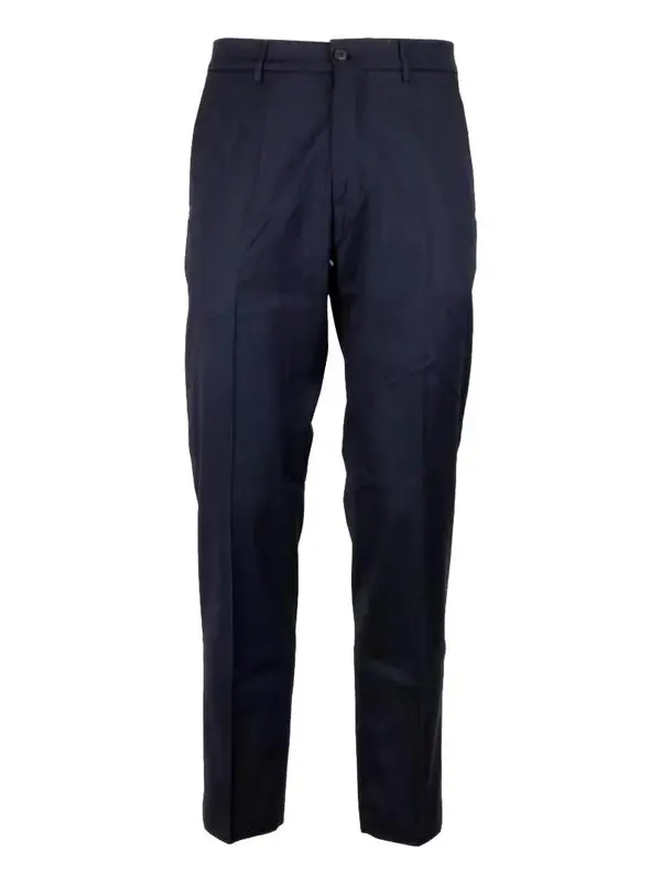 CRUNA Nantes Pressed-crease Trousers - Blue