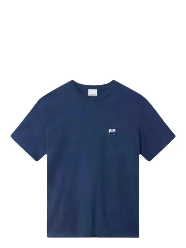 MARANT Logo-patch T-shirt - Blue