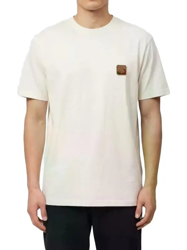 MARANT Logo-patch T-shirt - Neutrals
