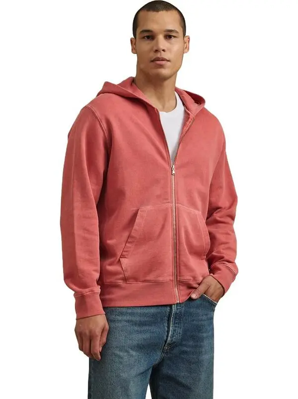 Velvet By Graham & Spencer Vincent Full-zip Hoodie - Red