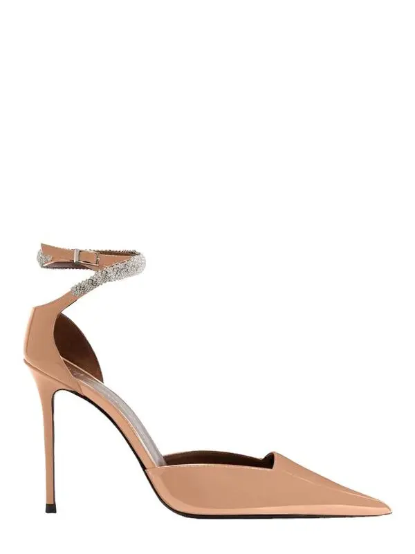 GIUSEPPE ZANOTTI Patent Leather Elenie 105 Pumps - Brown
