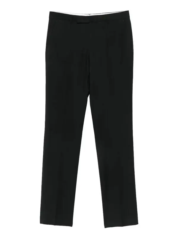 GERMANO 1952 Tailored Pressed-crease Trousers - Black