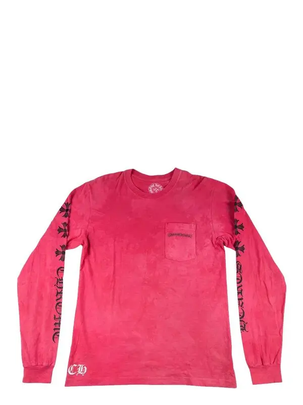Chrome Hearts Plus Tie-dye T-shirt - Pink