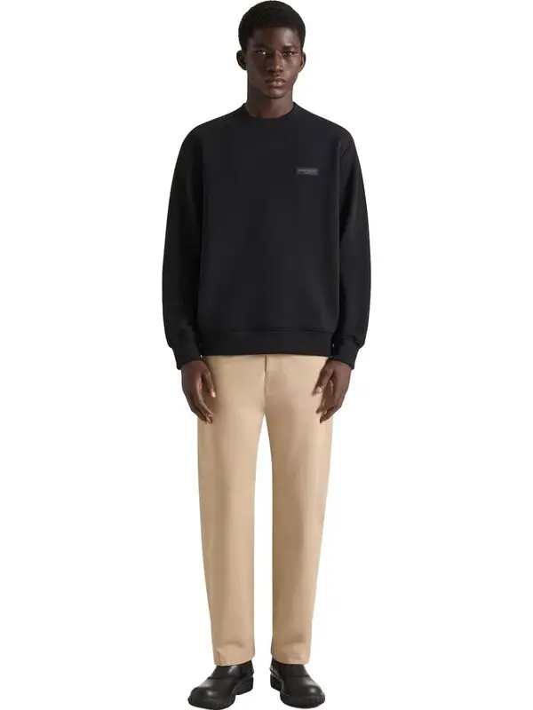 Givenchy Logo Fleece Sweatshirt - Black