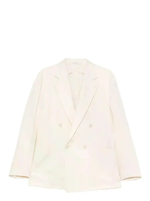 Tagliatore Double-breasted Peak-lapel Blazer - Neutrals