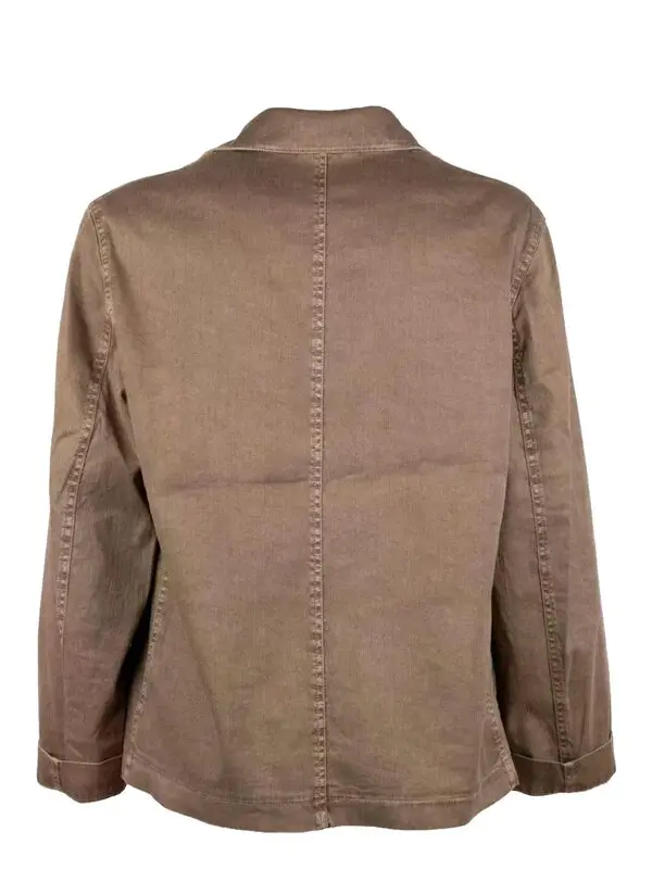 CIRCOLO 1901 Patch-pocket Button-up Shirt - Brown