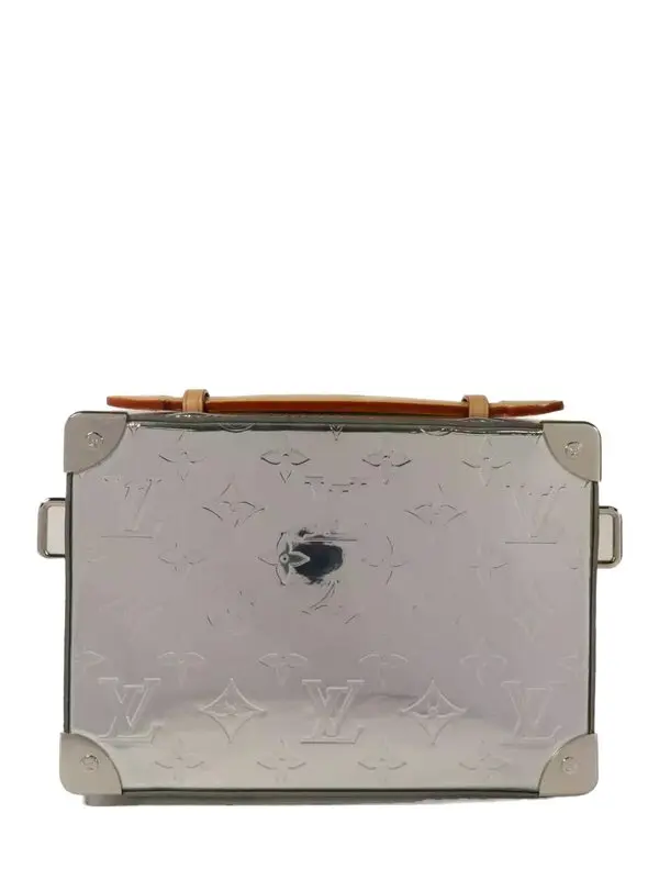 LOUIS VUITTON Handle Soft Trunk Cross Body Bag - Silver