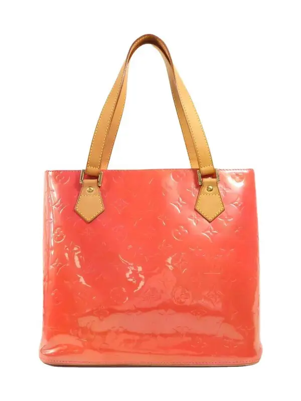 LOUIS VUITTON Houston Monogram Vernis Tote Bag - Pink