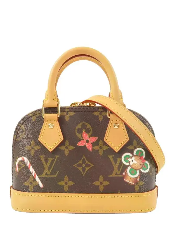LOUIS VUITTON Nano Alma Vivienne Tote Bag - Brown