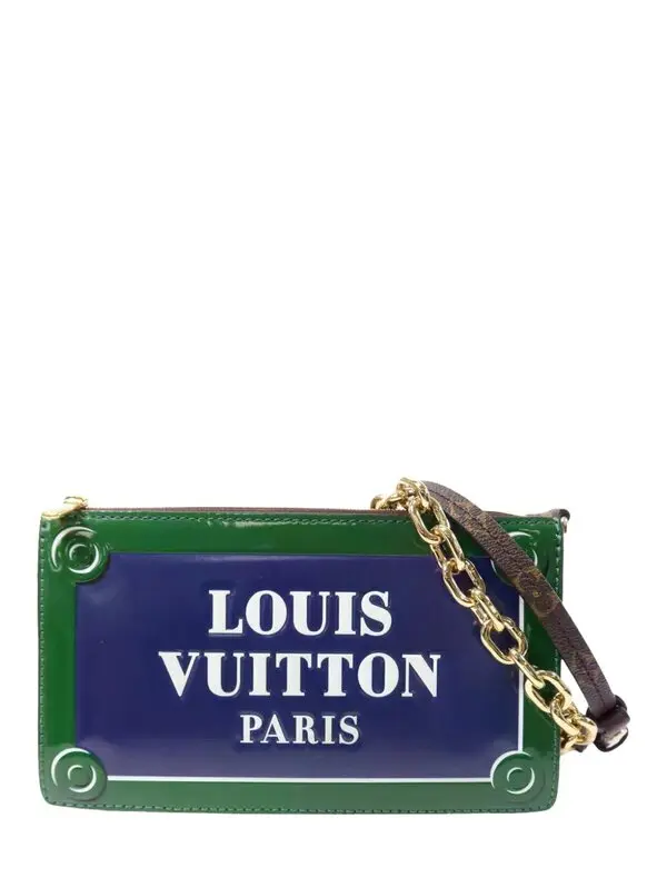 LOUIS VUITTON Street Sign Monogram Shoulder Bag - Brown