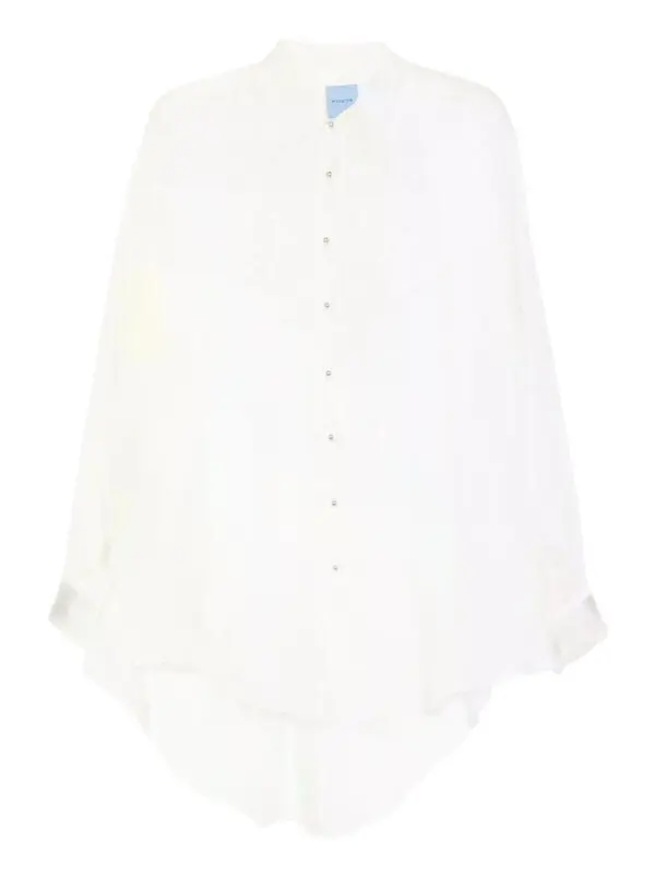 MACGRAW Tuxedo Shirt - Neutrals
