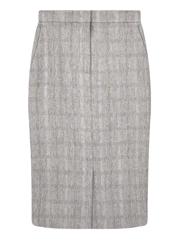 Giorgio Armani Archivio Ss1983 Midi Skirt - Beige