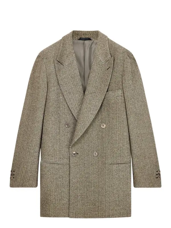 Giorgio Armani Archivio Fw1990 Double-breasted Jacket - Brown
