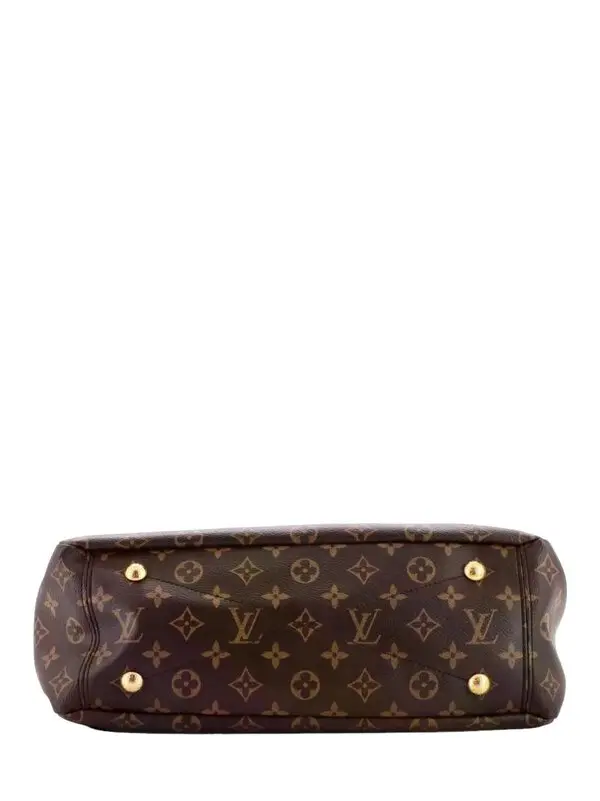 LOUIS VUITTON Pallas Tote Monogram Canvas With Leather - Brown