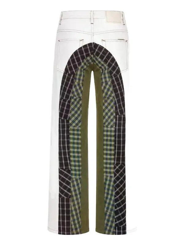 STORY MFG. Poetry Patchwork Jeans - Neutrals