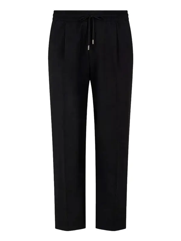 BE ABLE Elasticated-waist Drawstring Trousers - Blue